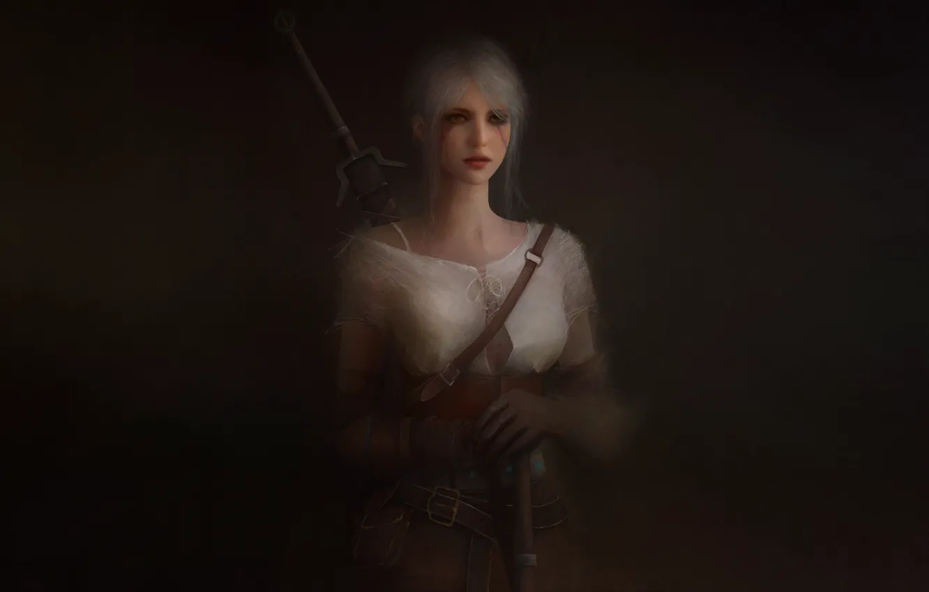 Wallpaper Girl, The game, Art, The Witcher, Digital Art, Witcher, Fan ...