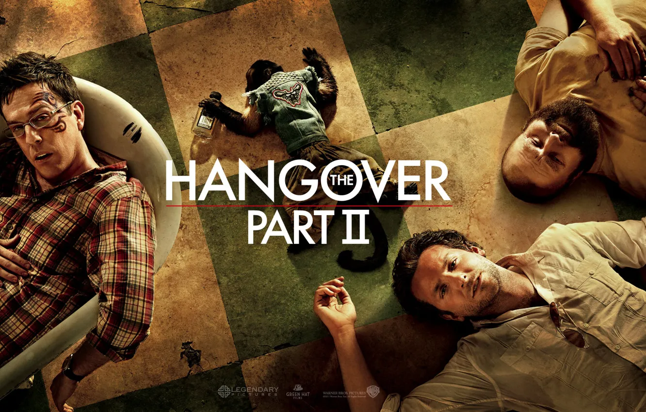 Wallpaper monkey, Bradley Cooper, The Hangover Part 2, Zach ...