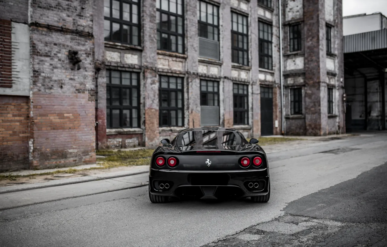 Wallpaper ferrari, black, 360, modena images for desktop, section ...