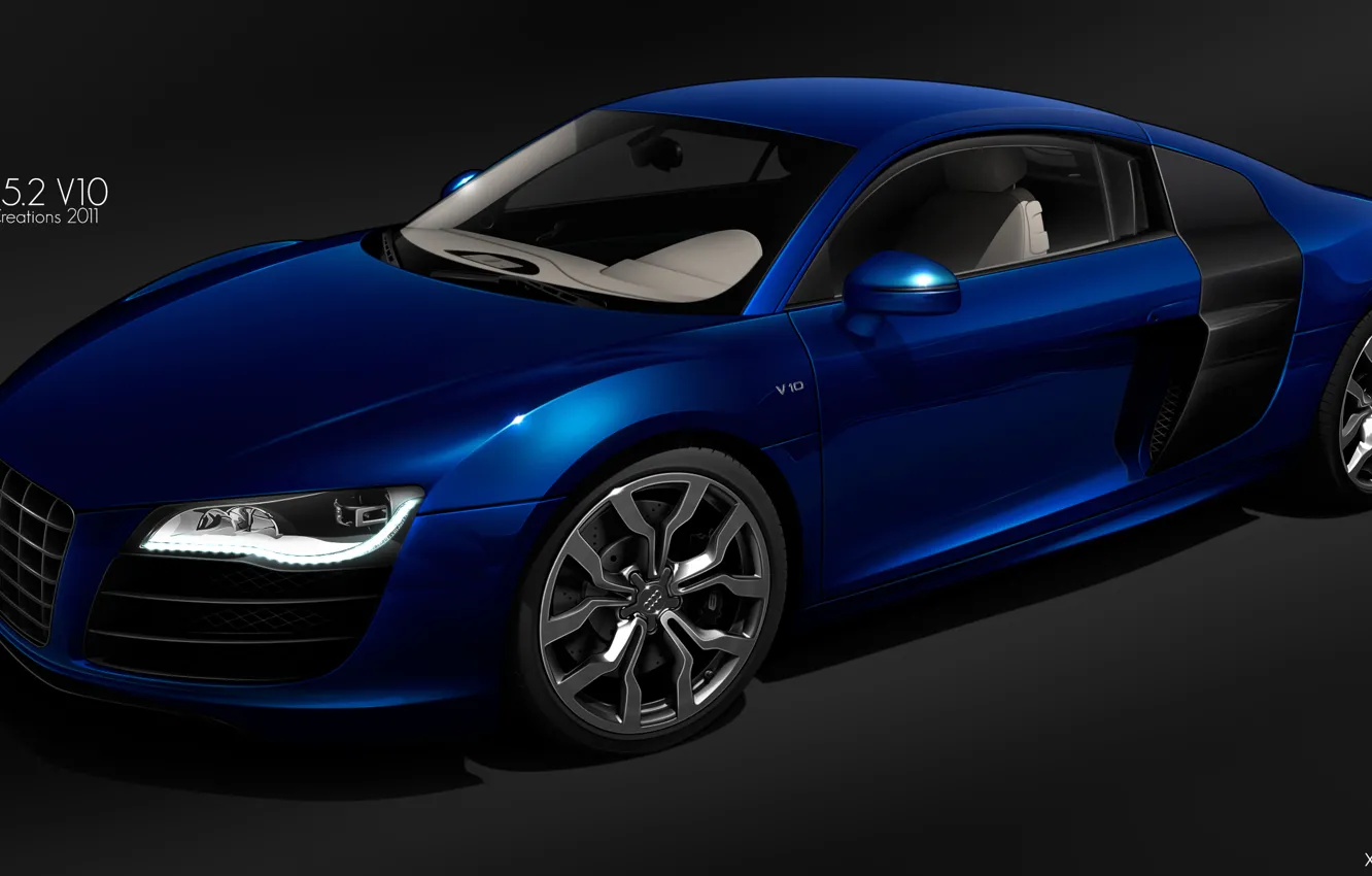 Wallpaper Audi, figure, audi r8 v10 quattro images for desktop, section ...