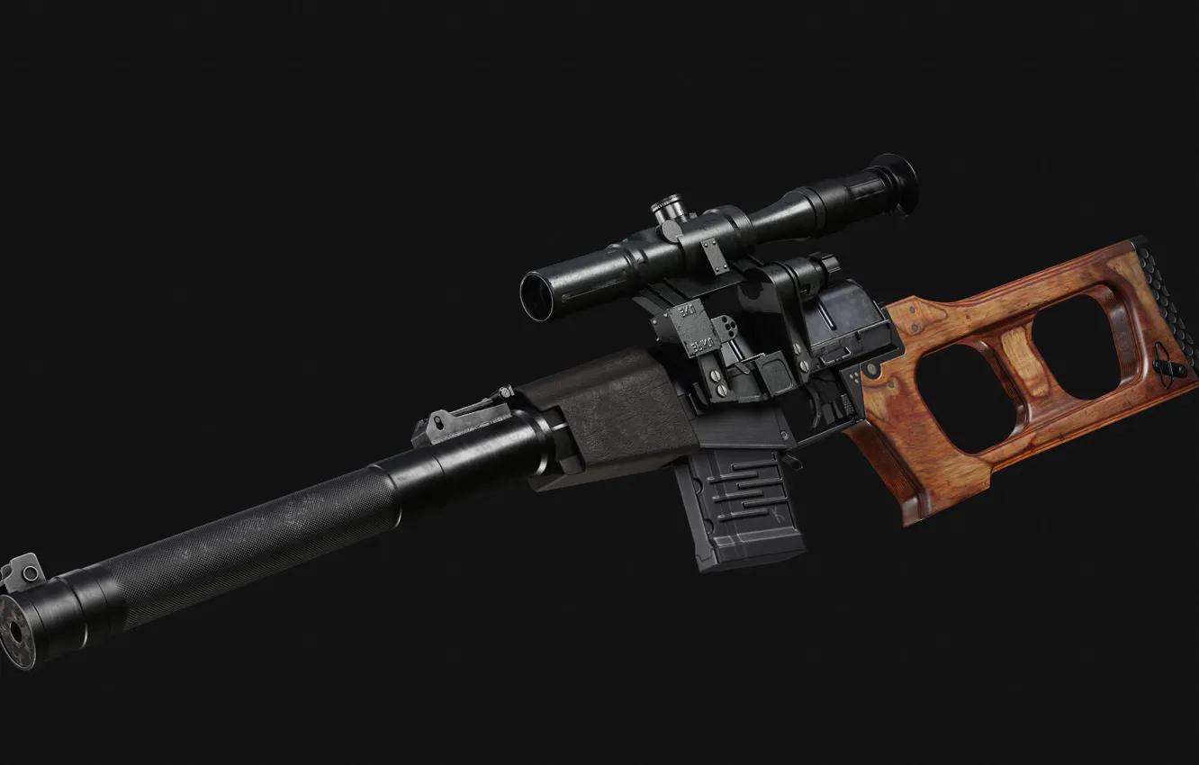 Wallpaper USSR, VSS Vintorez, Special sniper rifle for mobile and ...