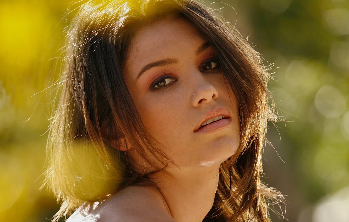 Wallpaper Sofia Webber, woman, young, eyes, model, sun, hair, brunette for mobile and desktop ...