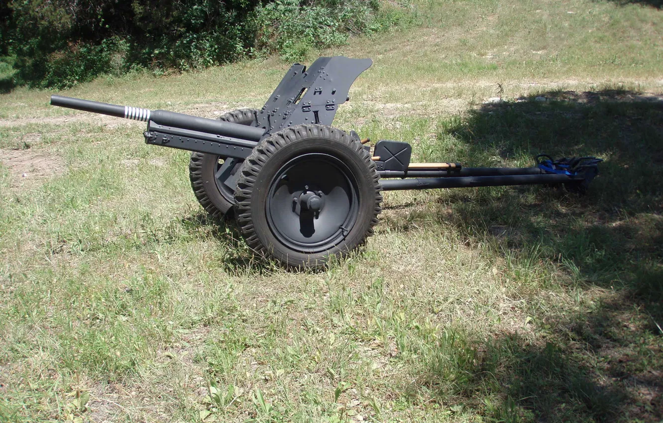 Wallpaper war, gun, caliber, period, anti-tank, world, Second, Pak 35/ ...