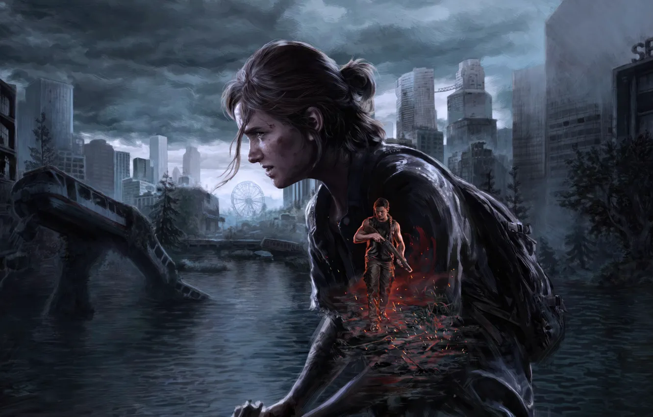 Wallpaper Ellie, The Last of Us Part II, The last of Us, game art ...