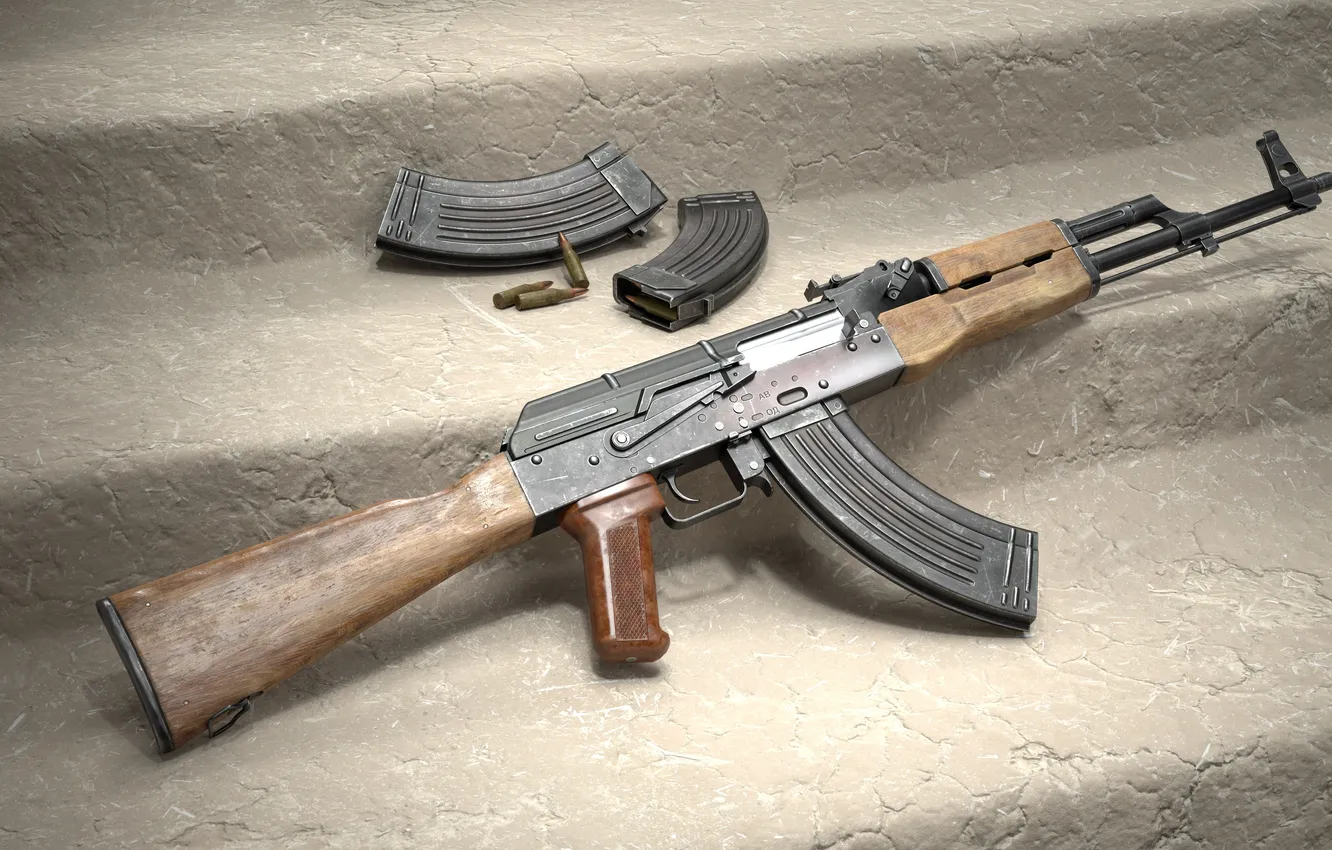 Wallpaper USSR, AKM, Kalashnikov Modernized for mobile and desktop ...