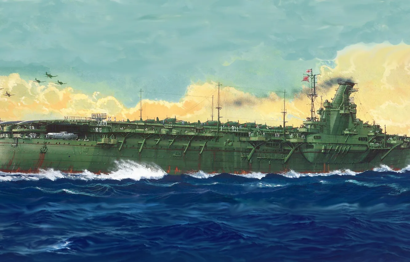 Wallpaper aircraft carrier, IJN, junyo images for desktop, section ...