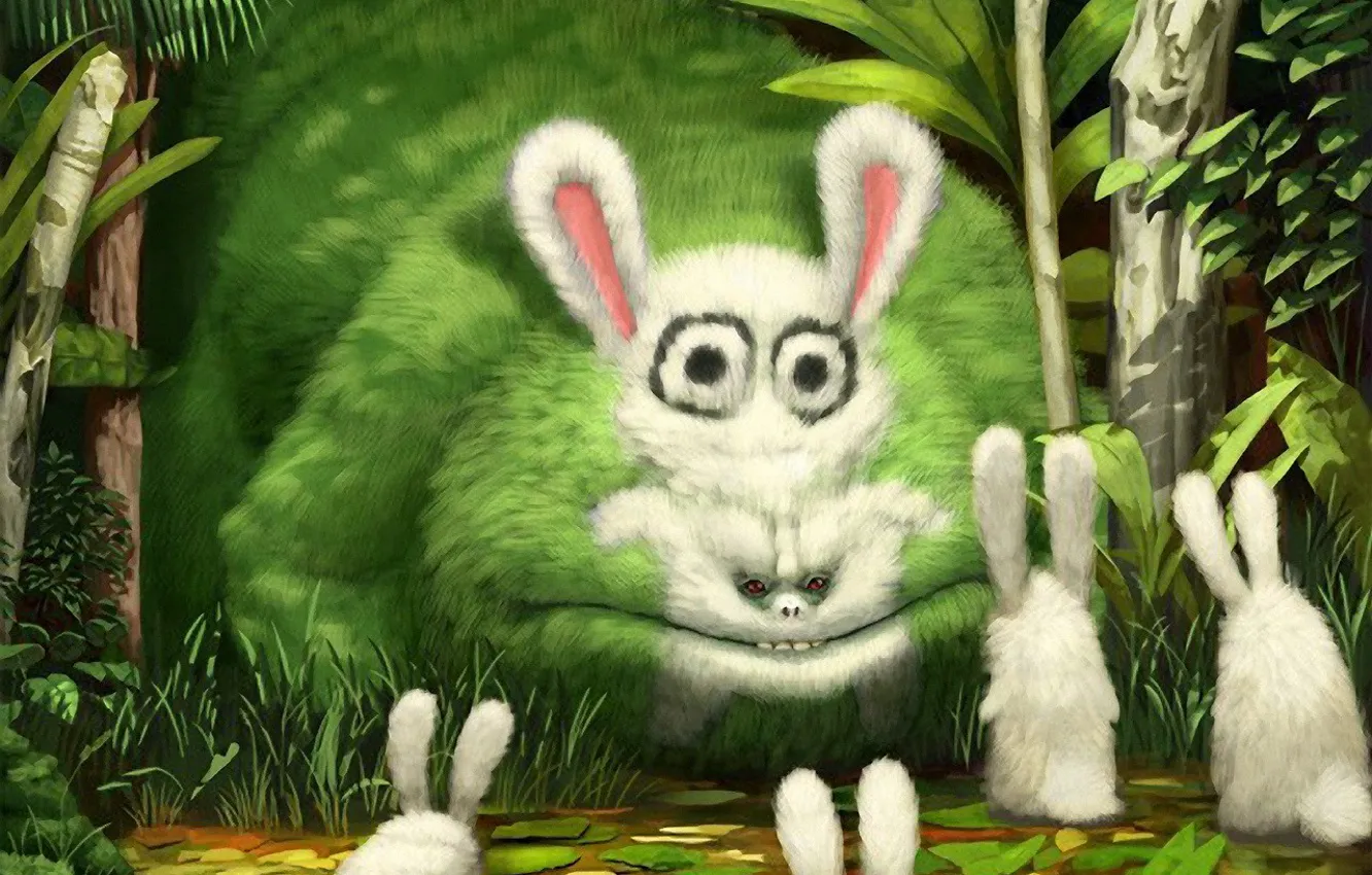 Wallpaper figure, monster, Rabbits for mobile and desktop, section ...