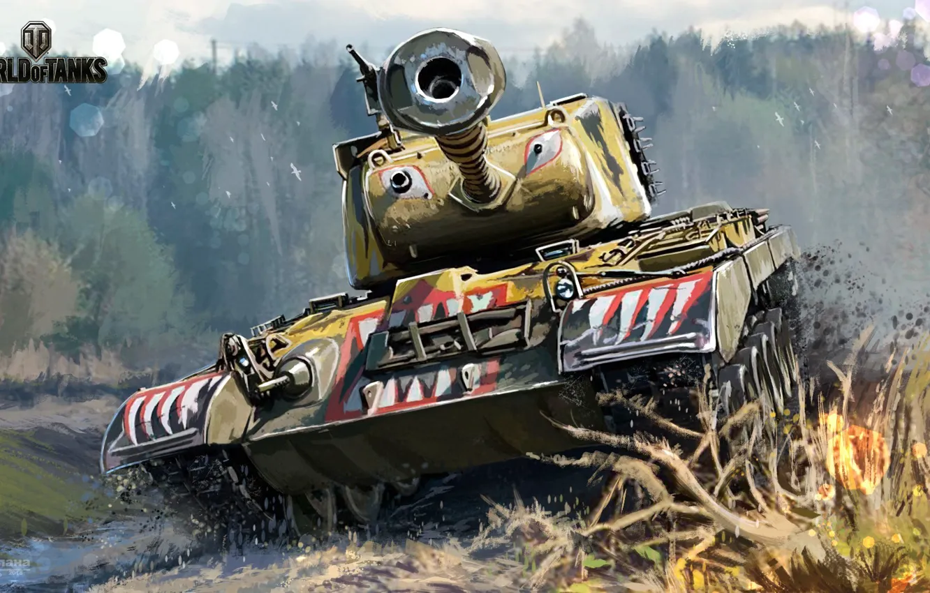 Wallpaper tiger, technique, tank, World of Tanks, World Of Tanks, M46 ...