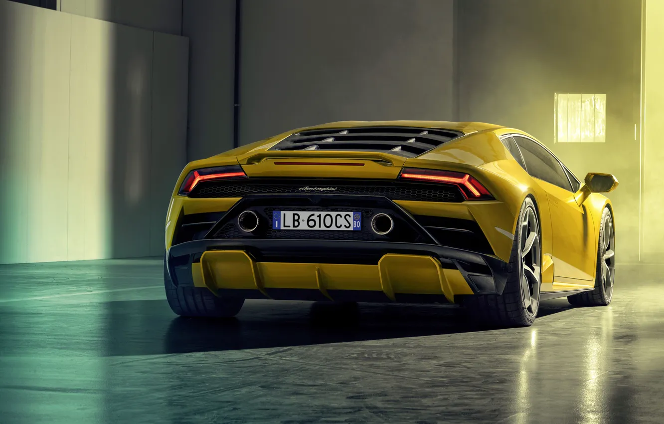Wallpaper Lamborghini, rear view, Huracan, 2020, RWD, Huracan EVO for ...