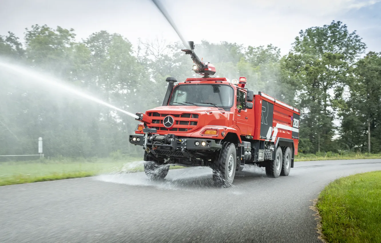 Wallpaper Mercedes-Benz, 6x6, Zetros, Fire Truck, Rosenbauer images for ...