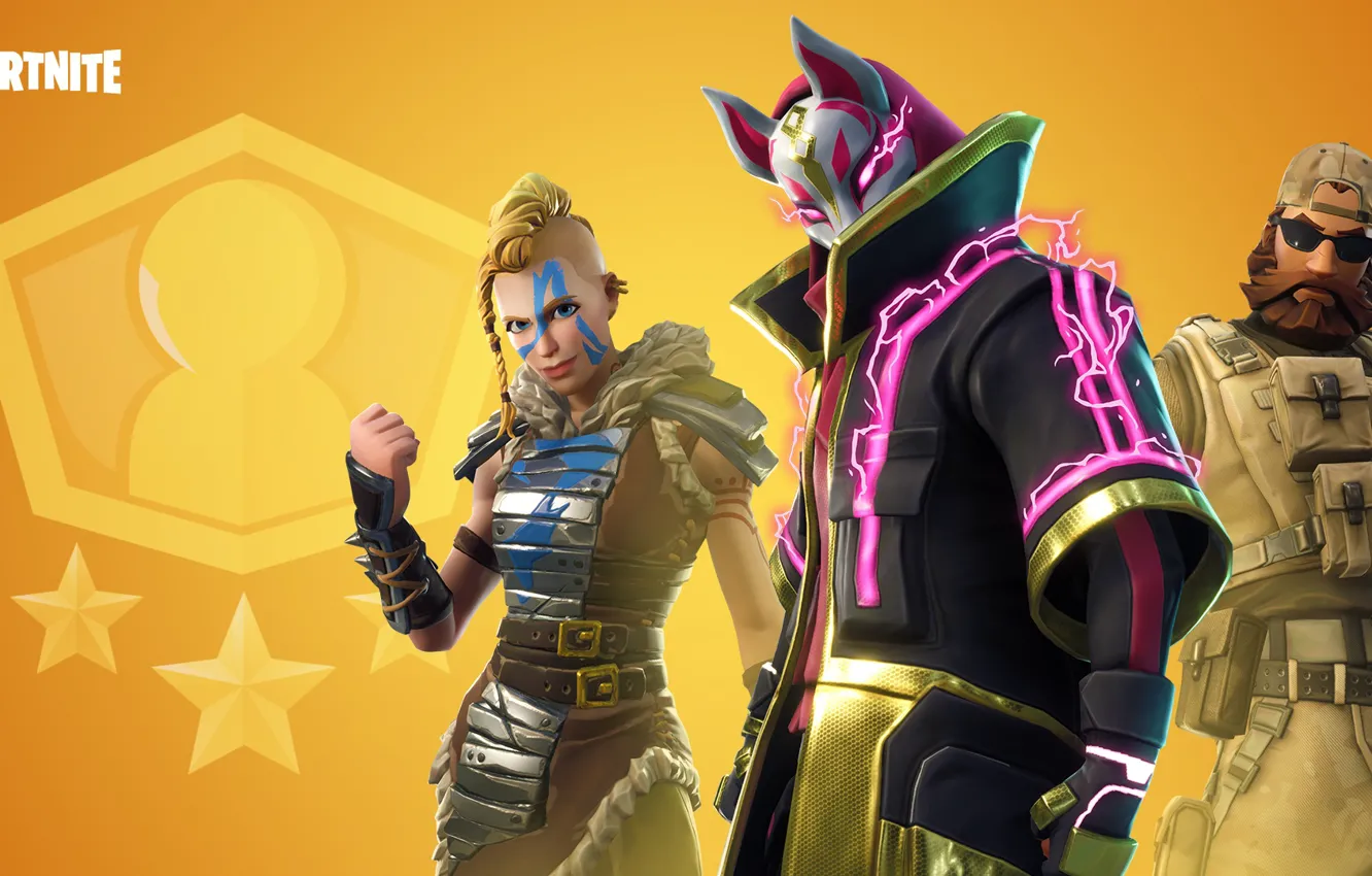 Wallpaper girl, the game, man, mask, cloak, characters, Fortnite images ...