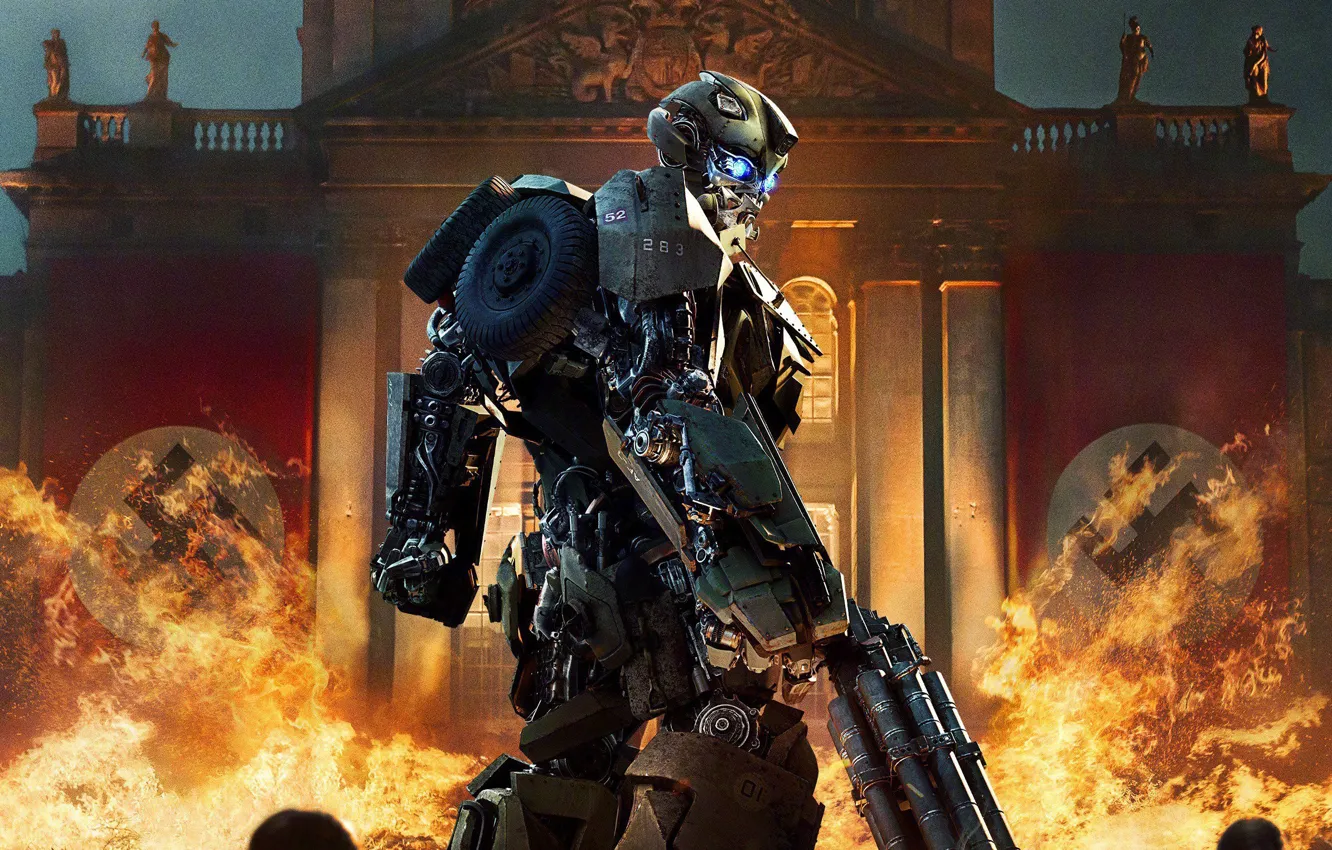 Wallpaper cinema, gun, mecha, weapon, movie, Transformers, Bumblebee ...