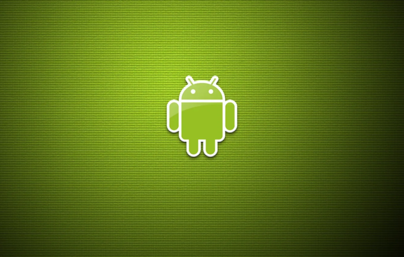 Wallpaper Minimalism, Android, Android, Green, green background, art ...