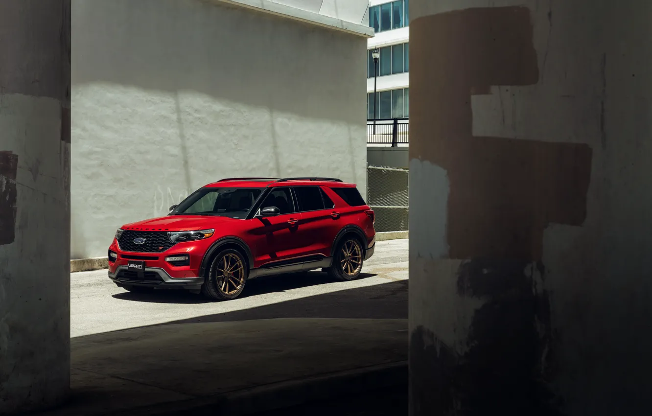 Wallpaper Red, Wheels, Explorer ST images for desktop, section ford ...