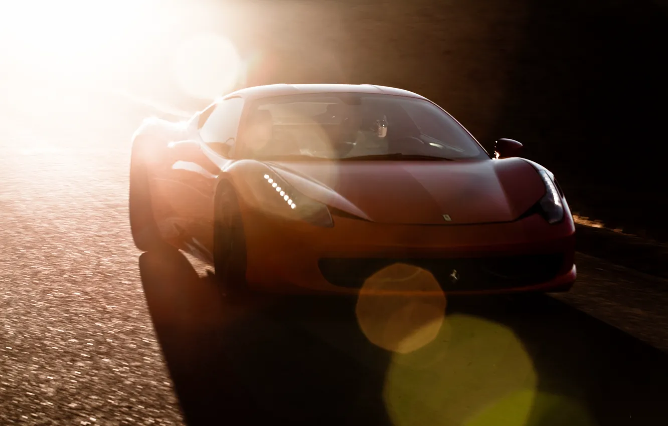 Wallpaper road, red, shadow, red, ferrari, Ferrari, Blik, Italy for ...