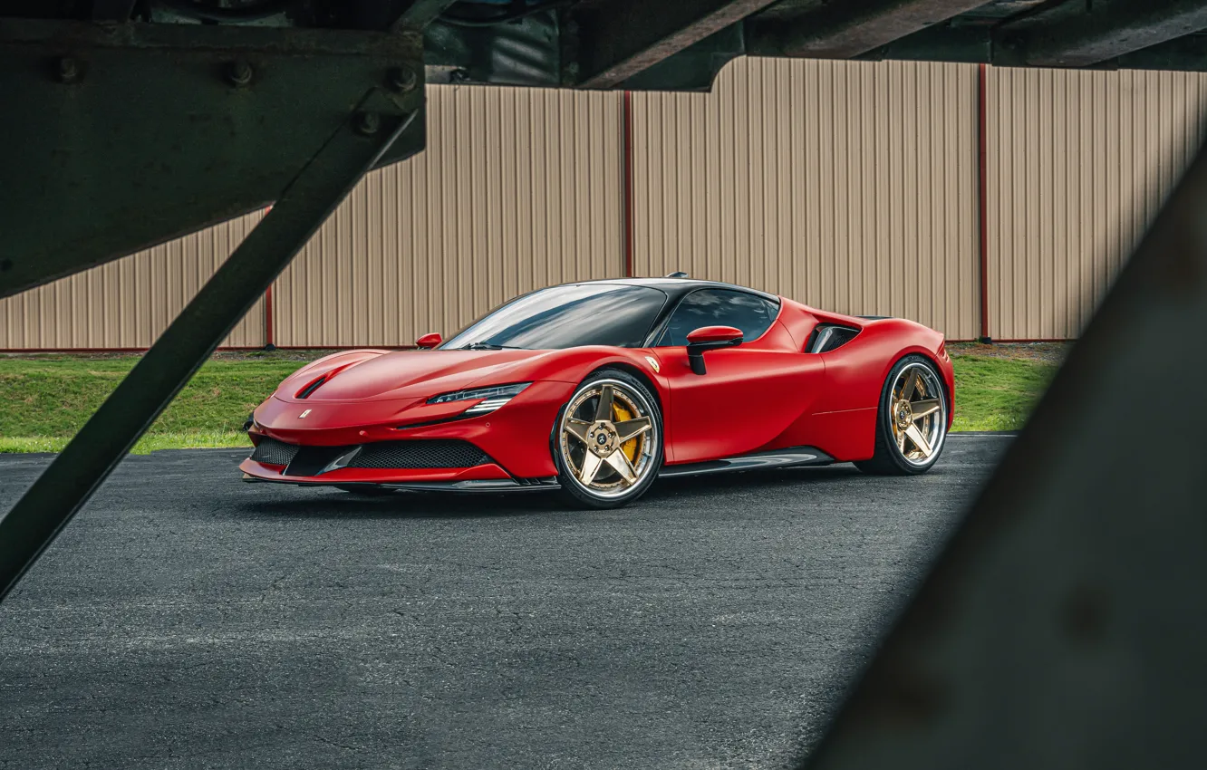 Wallpaper Red, Black, SF90 Stradale for mobile and desktop, section ...