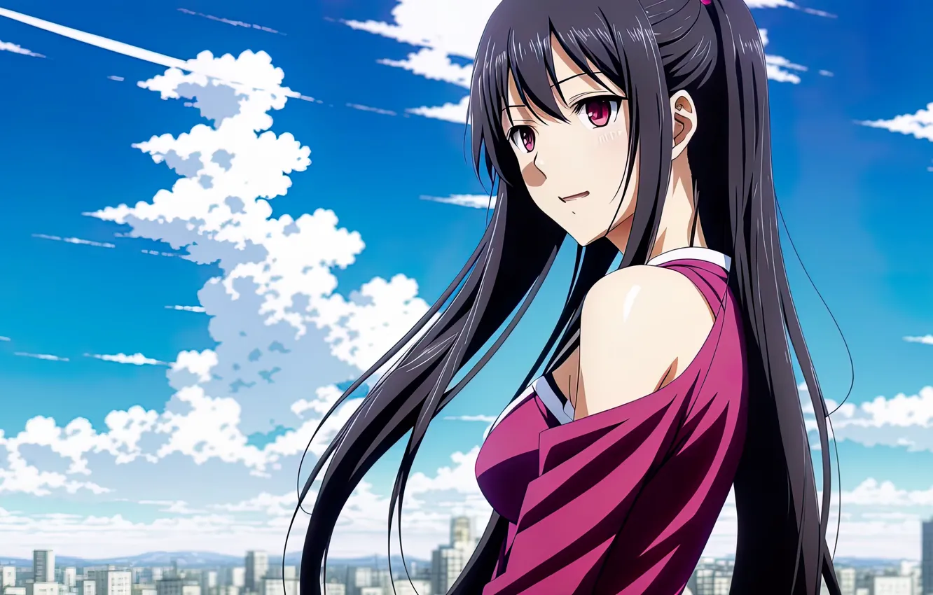 Wallpaper girl, fantasy, anime, art, Stable Diffusion, neuronet, Ai art ...