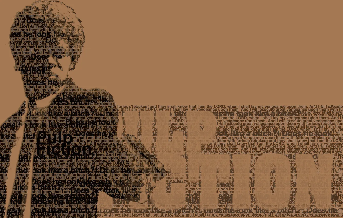 Wallpaper text, style, letters, the inscription, words, pulp fiction ...