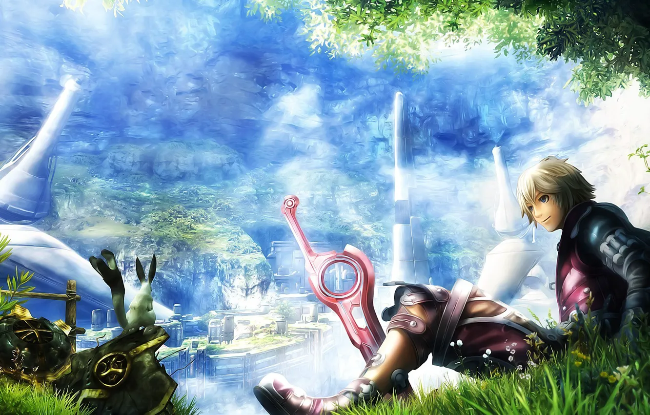 Wallpaper sword, protein, guy, Nintendo, Xenoblade, Chronicles for ...