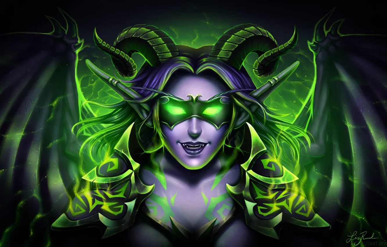 Wallpaper the demon, WoW, World of Warcraft, Legion, demon hunter ...