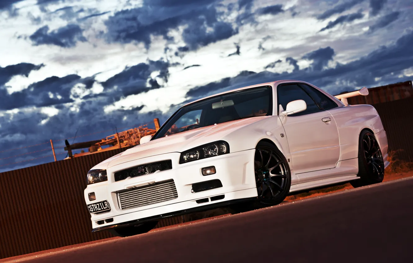 Wallpaper car, white, Nissan, nissan skyline, rechange for mobile and ...