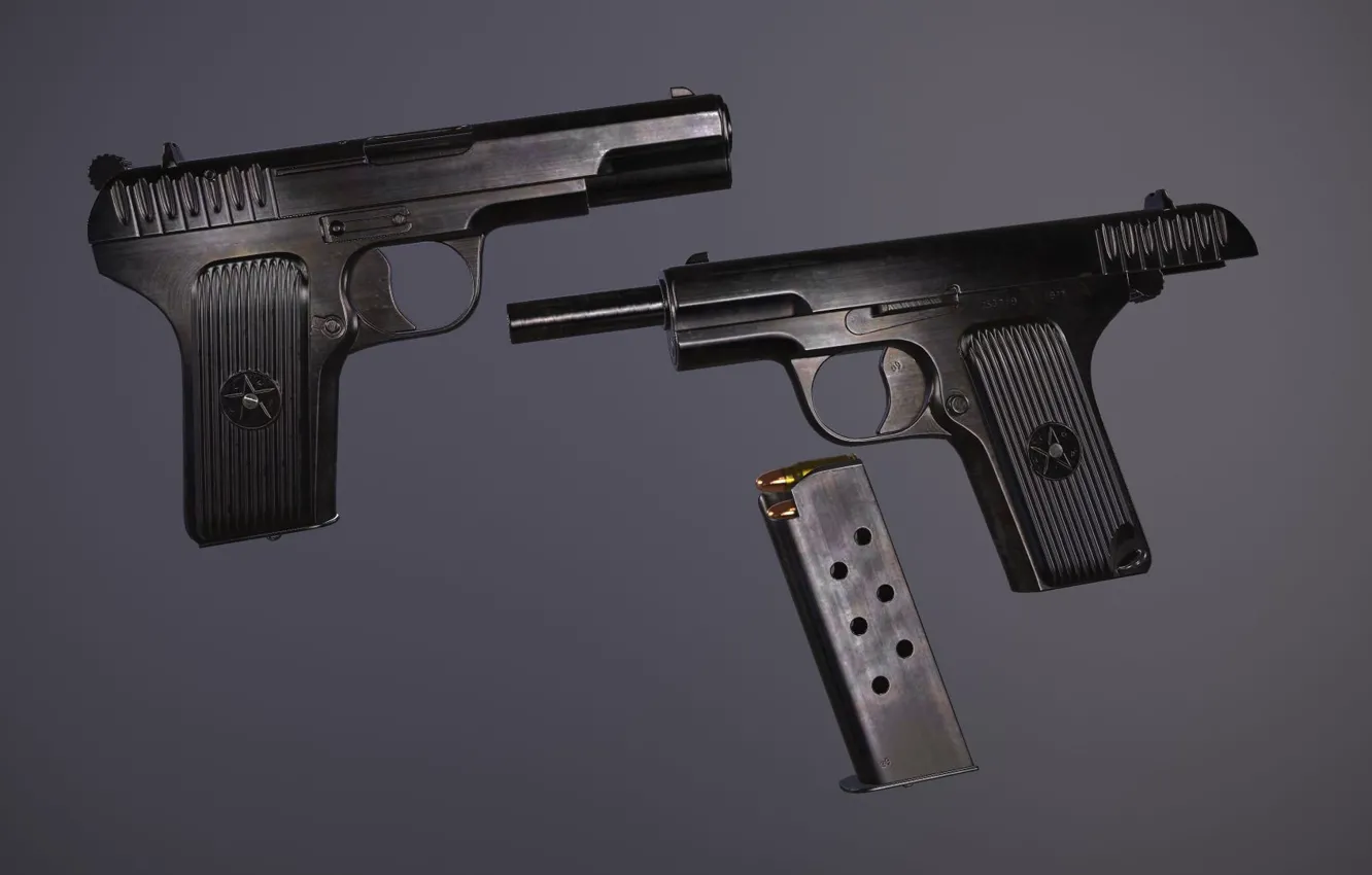 Wallpaper USSR, TT-33, Tula Tokarev, Fedor Tokarev, Self-loading ...