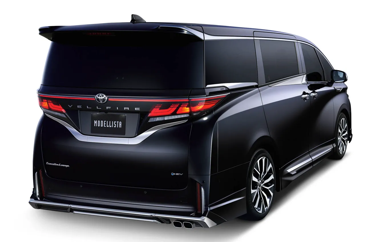 Wallpaper Toyota, rear view, van, Vellfire, 2023, Modellista, Toyota ...