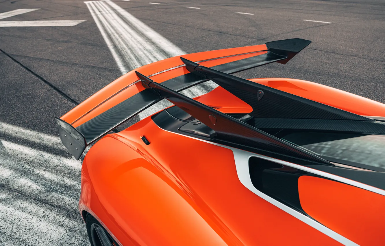 Wallpaper Koenigsegg, close-up, Jesko, Koenigsegg Jesko, rear wing for ...