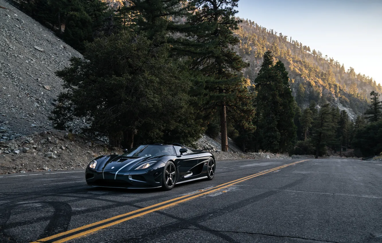 Wallpaper car, Koenigsegg, road, Agera, Koenigsegg Agera R, front view ...