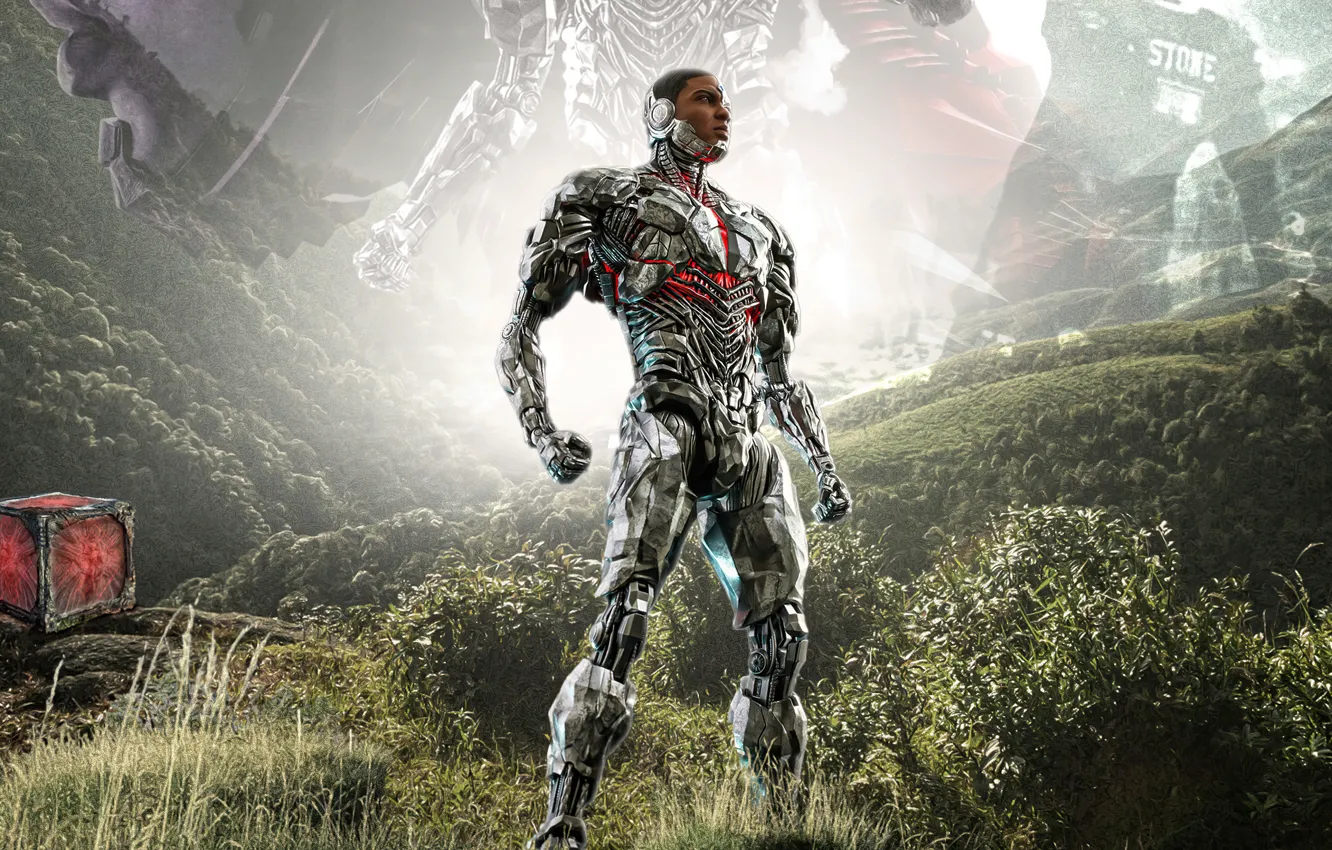 Wallpaper stone, cyborg, Mother box for mobile and desktop, section ...