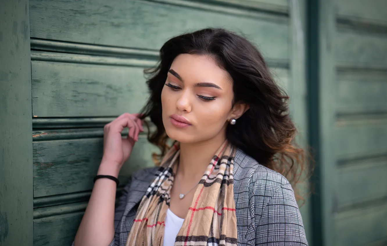 Wallpaper girl, portrait, bokeh for mobile and desktop, section девушки, resolution 7952x5304 ...