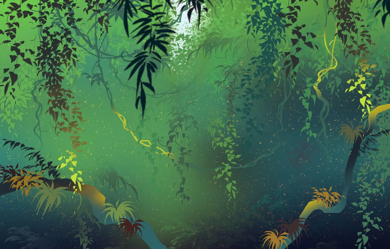 Wallpaper Nature, Jungle, Jungle, Nature, Green Background, Green ...