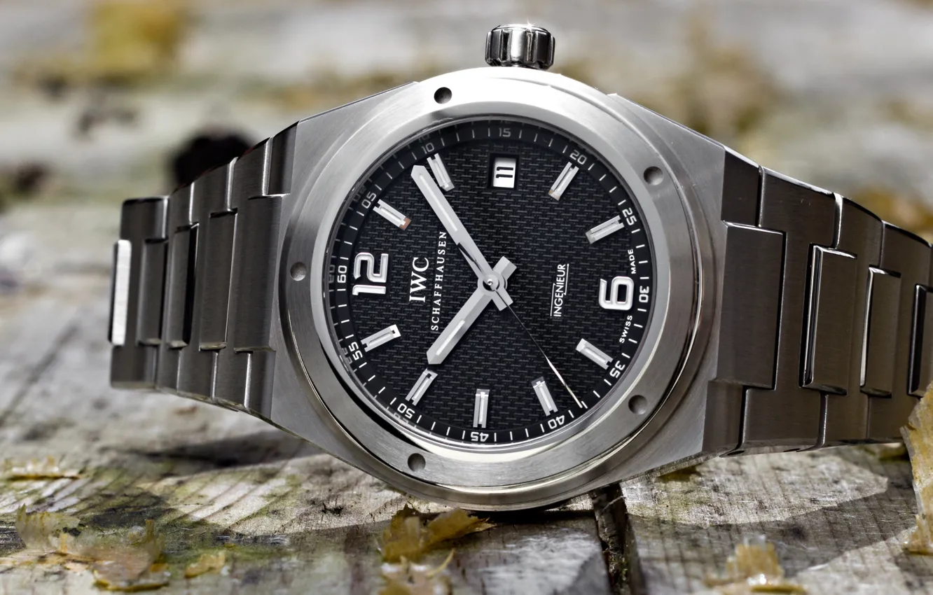 Wallpaper watch, clock, steel, IWC Ingenieur for mobile and desktop ...