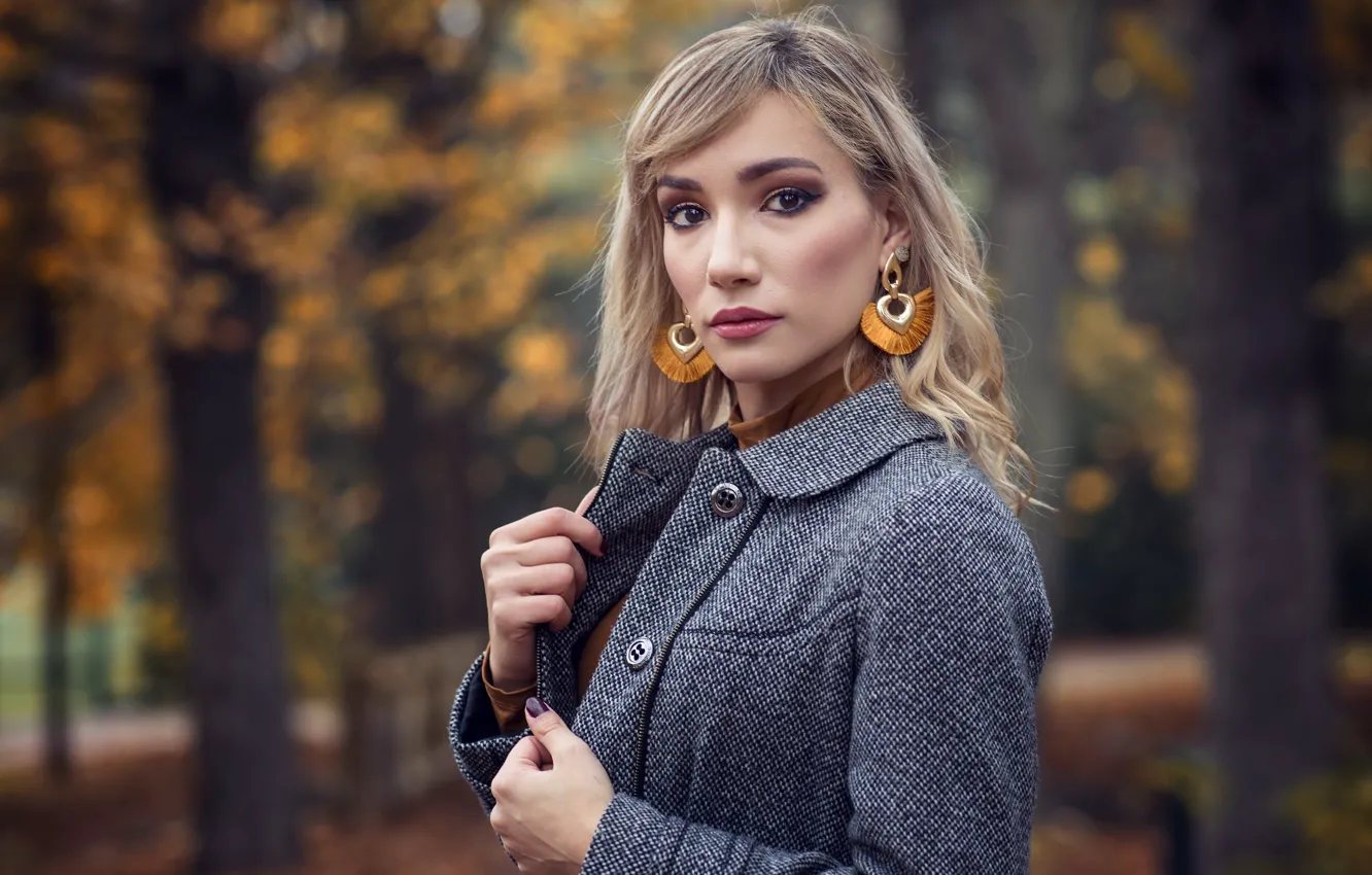 Wallpaper girl, portrait, Elena for mobile and desktop, section девушки ...