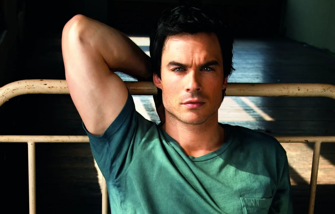 Wallpaper art, actor, The Vampire Diaries, The vampire diaries, Ian ...