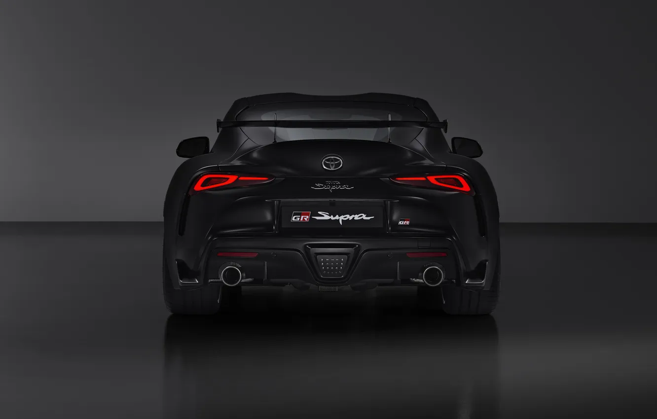 Wallpaper coupe, Toyota, rear view, Supra, sport car, sports car, rear ...