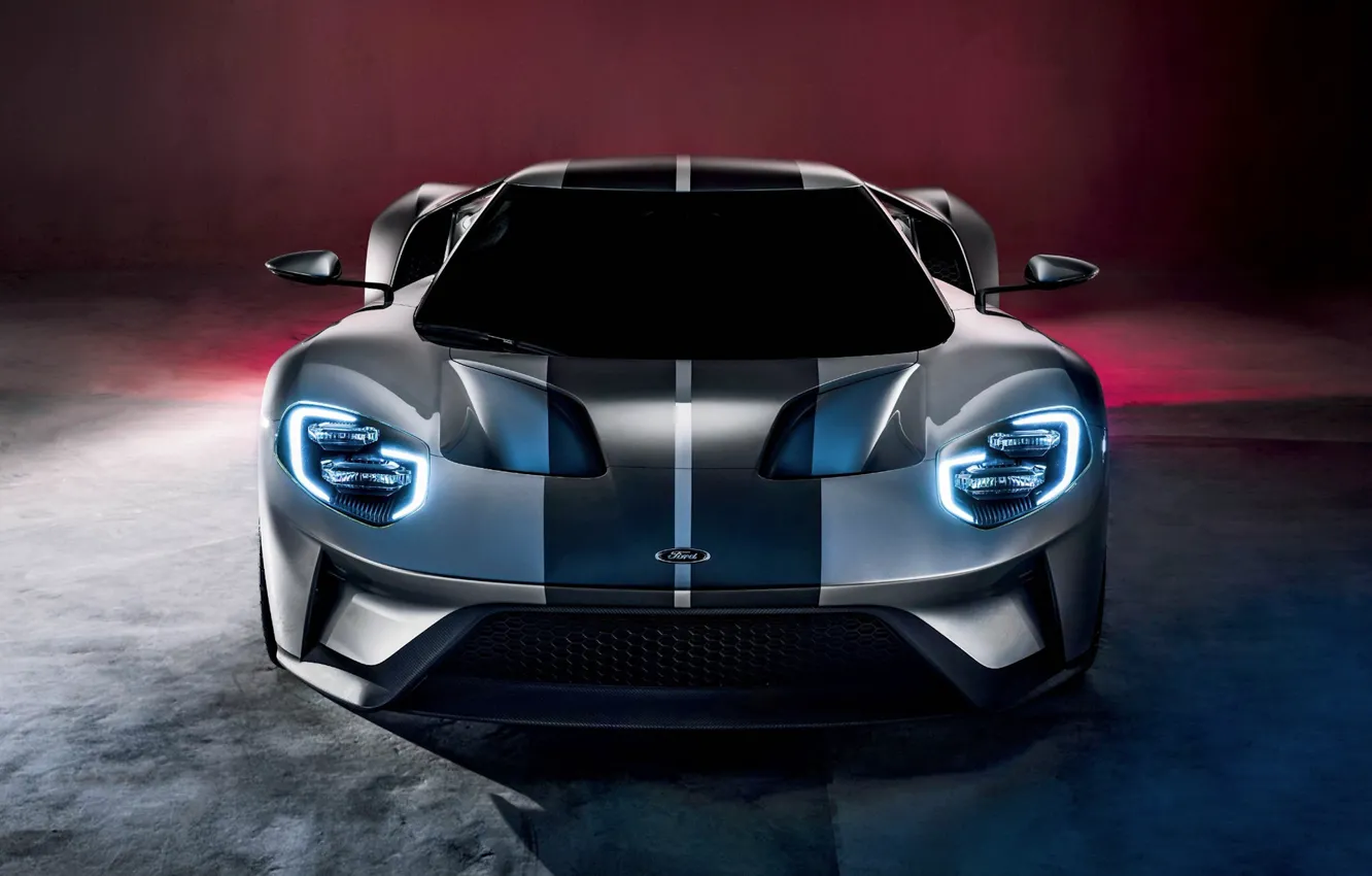 Wallpaper Ford, GT, Front view for mobile and desktop, section ford ...