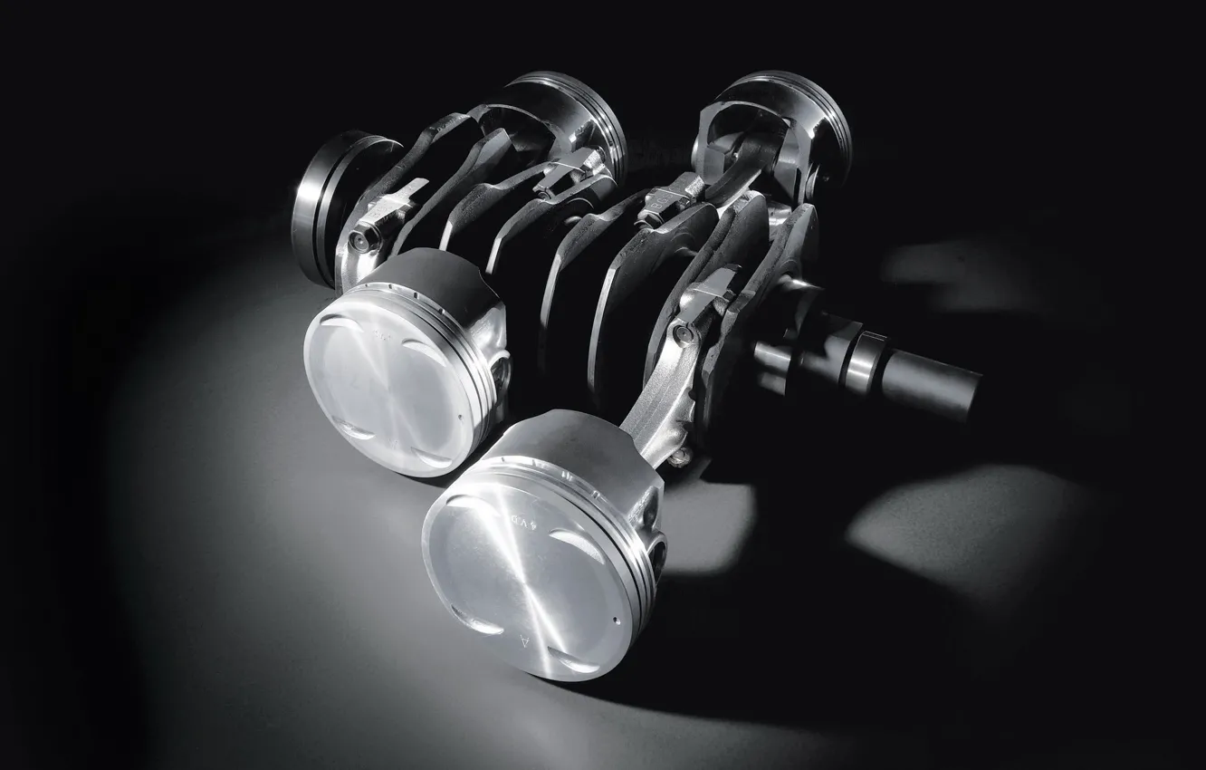 Wallpaper metal, pistons, engine part for mobile and desktop, section ...