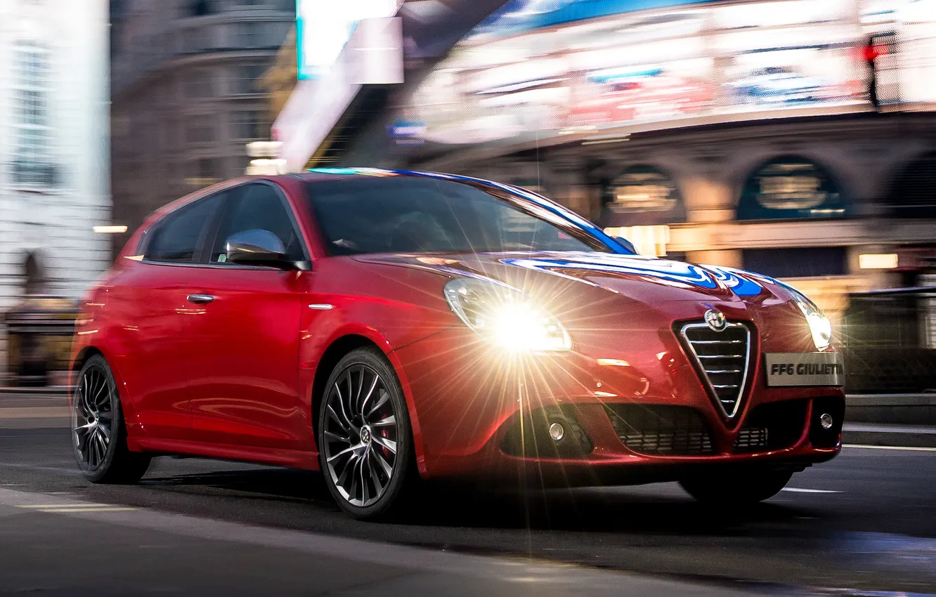 Wallpaper light, red, lights, Alfa Romeo, car, 2013, Juliet, FF6 for ...