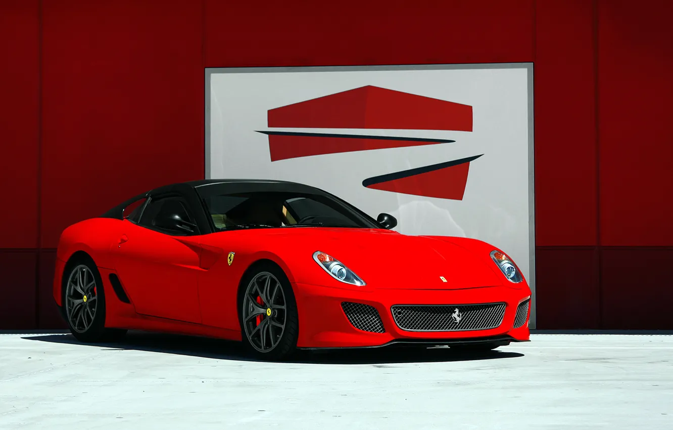 Wallpaper red, ferrari, 599, gto for mobile and desktop, section ...