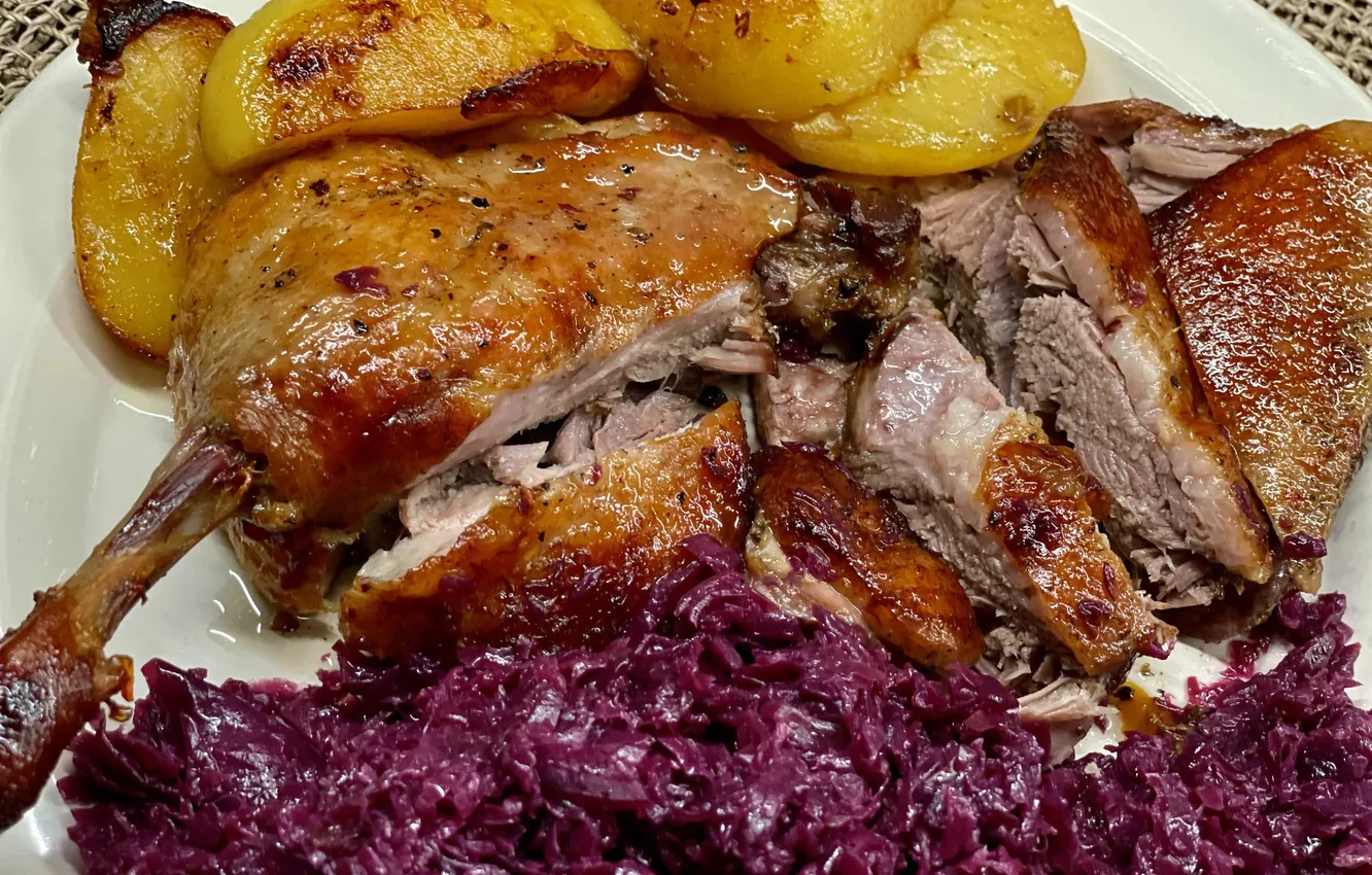 Wallpaper potato, goose confit, beetroot for mobile and desktop ...